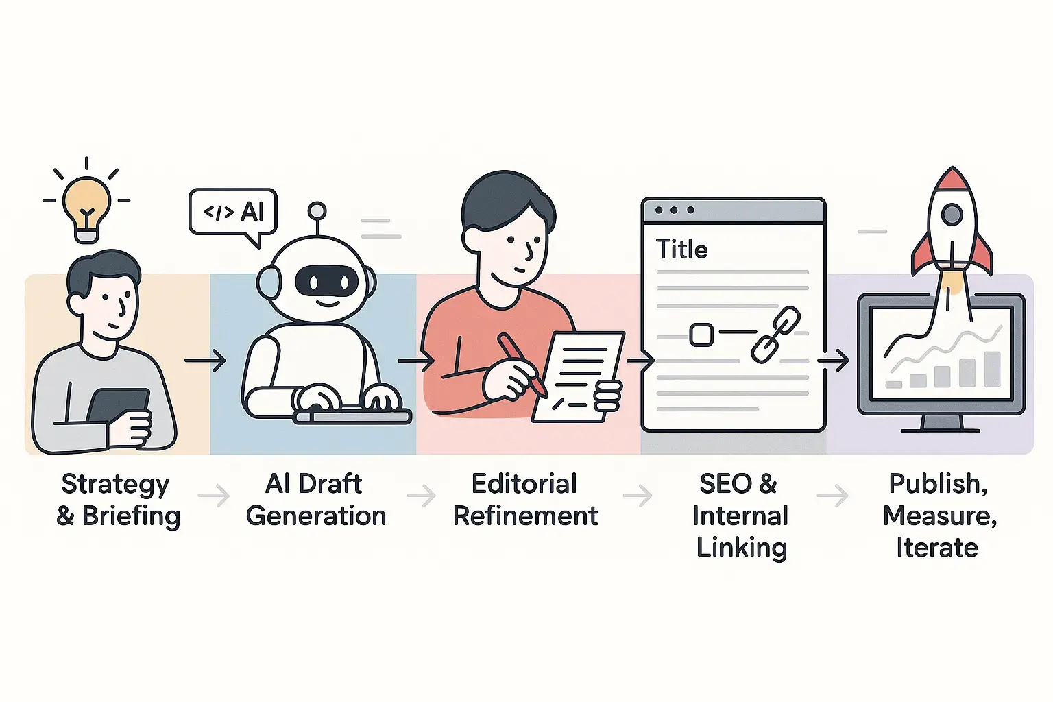 Human + AI Collaboration: Workflow Blueprint for Producing SEO Content ...