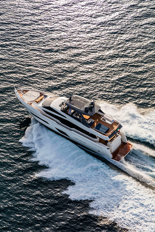 The top Italian yacht models at the Dubai International Boat Show