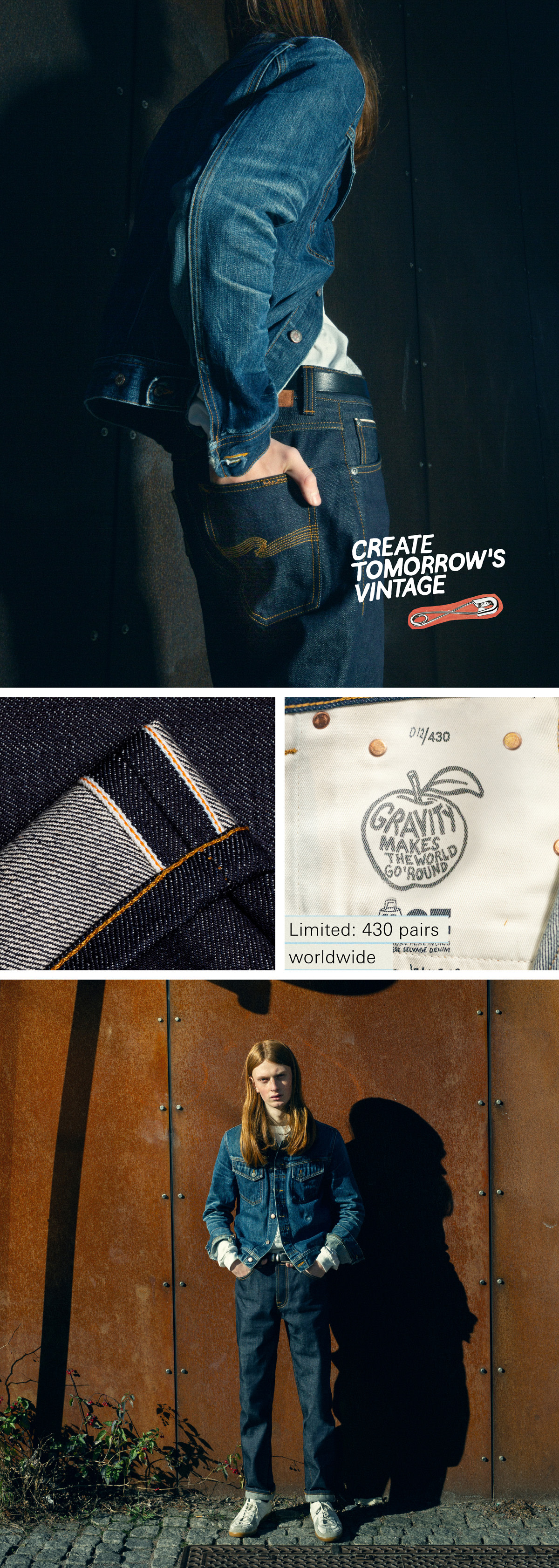 Gravity Selvage – Nudie Jeans | Create tomorrow's vintage | Organic cotton