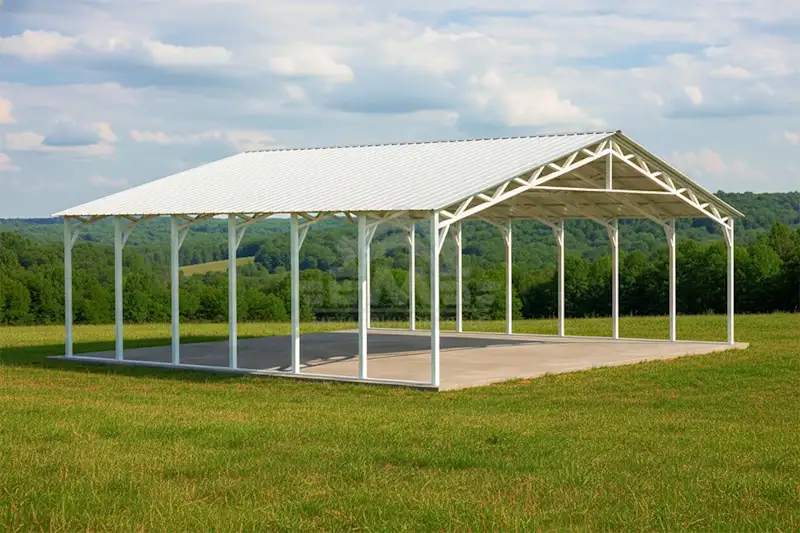 40x30x10 Commercial Carport - Engineered for Your City