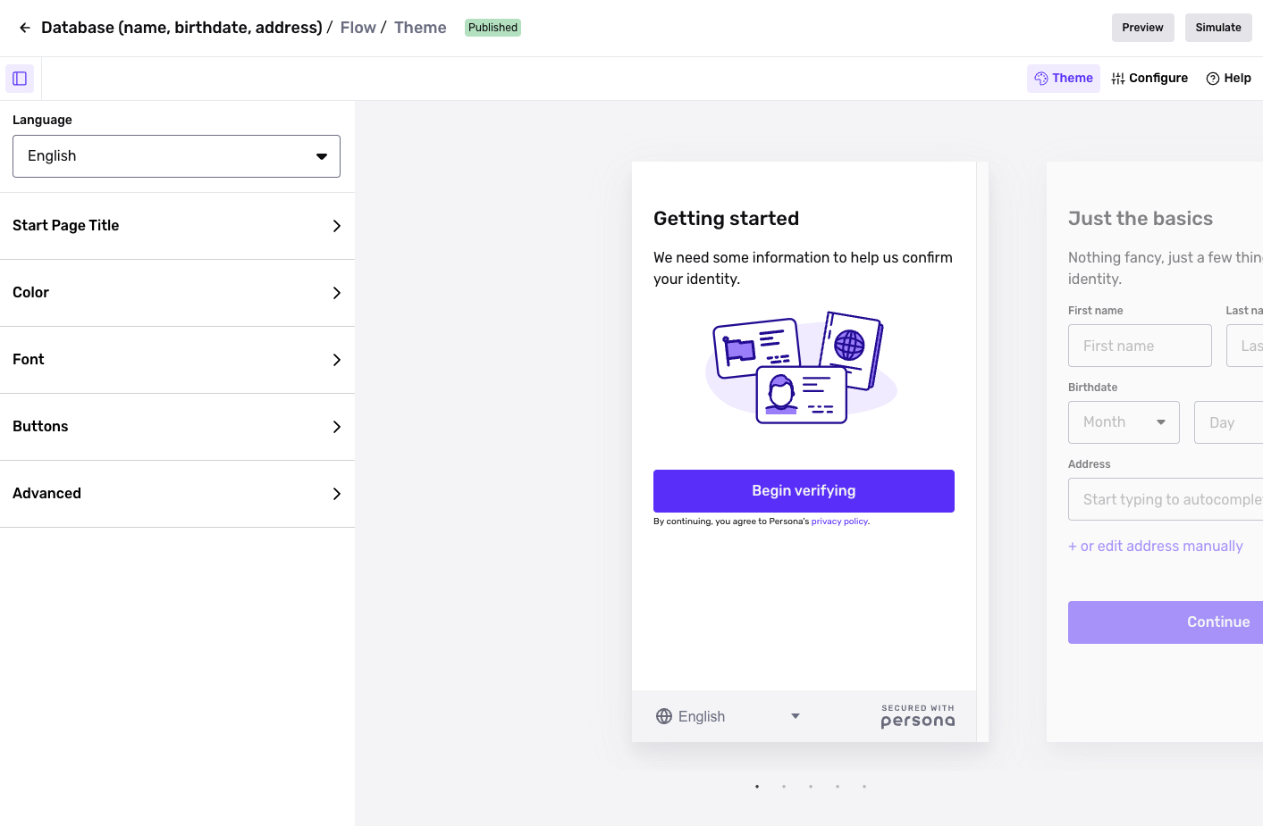 Tutorial: Configure a Theme with Flow Editor