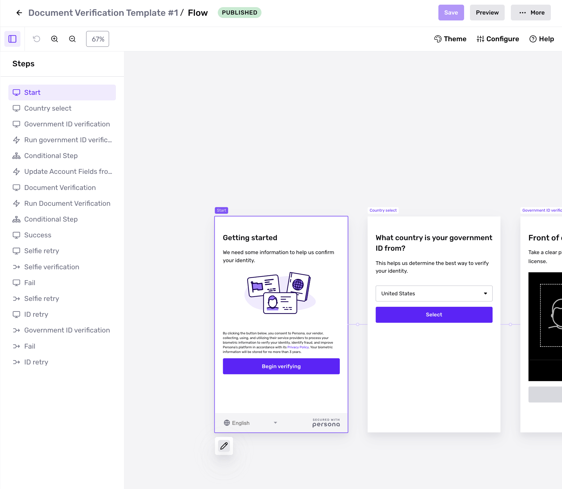 Configuring your Inquiry Template for Documents
