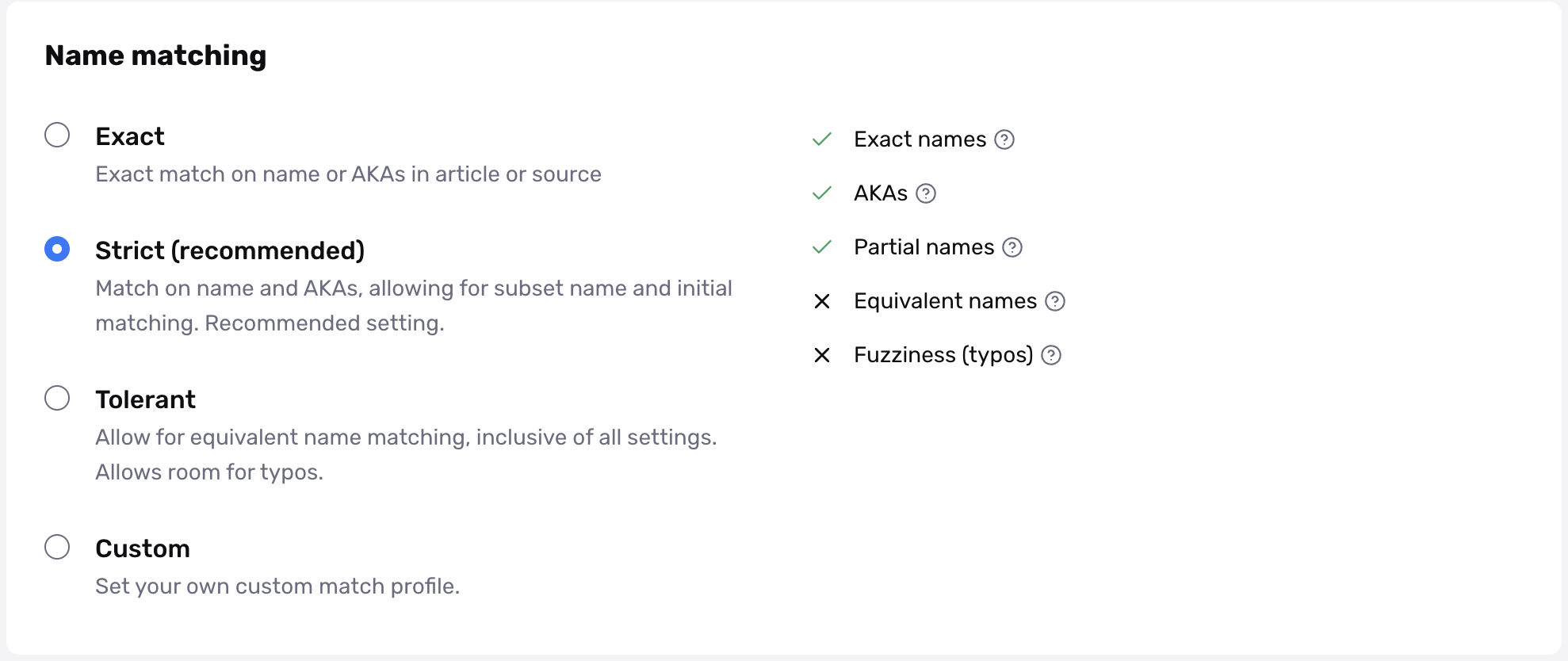 Configure a Watchlist Report