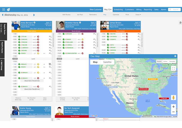 Intelligent Routing Fieldroutes