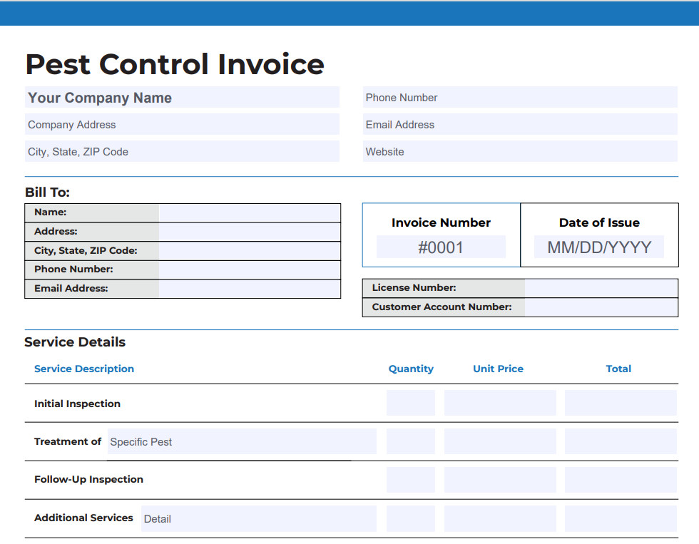 Pest Control Invoice Template (+Free PDF Download) | FieldRoutes
