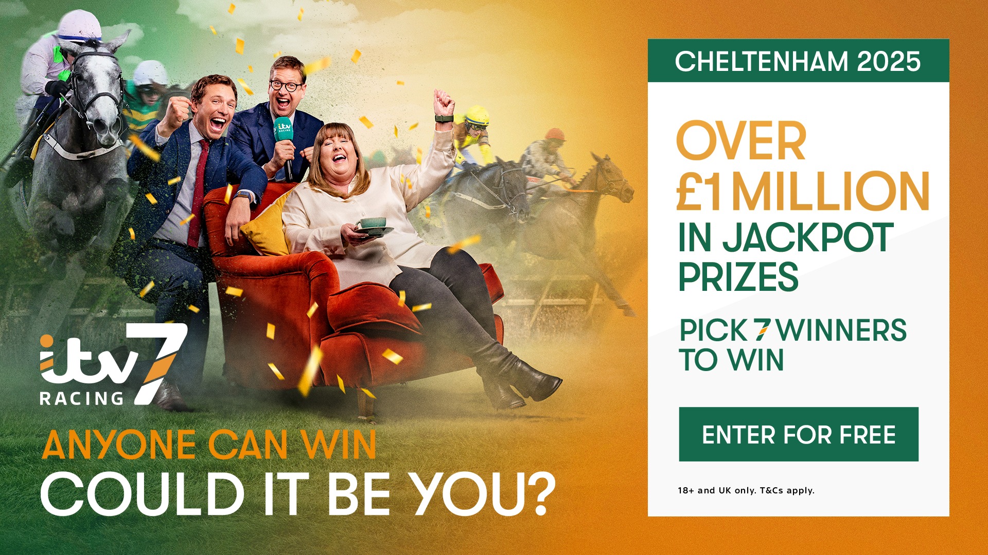 ITV7 Cheltenham – Over £1 Million in Jackpot Prizes | Racing