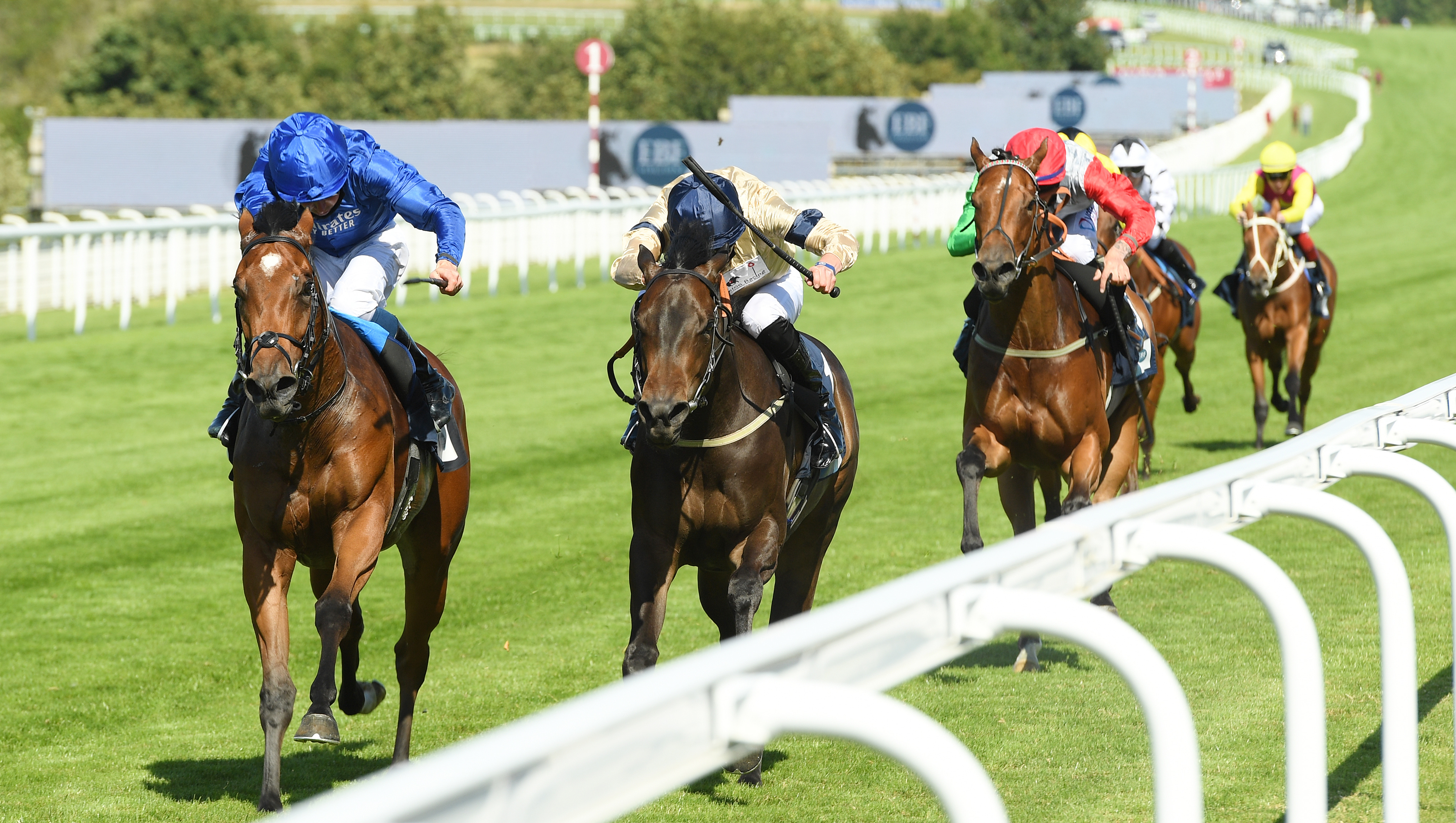 Miss Jingles gets up to win the British Stallion Studs Alice Keppel EBF ...