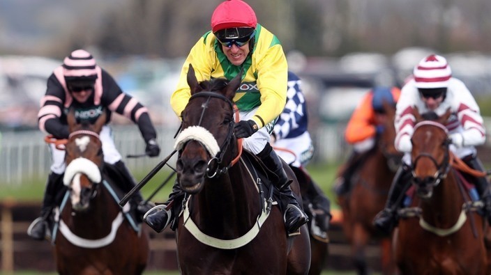 Pingshou wins the Top Novices' Hurdle with Robbie Power landing a ...