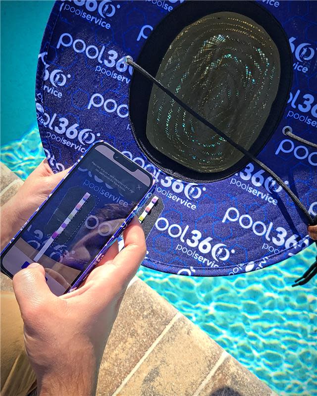 Pool side water test