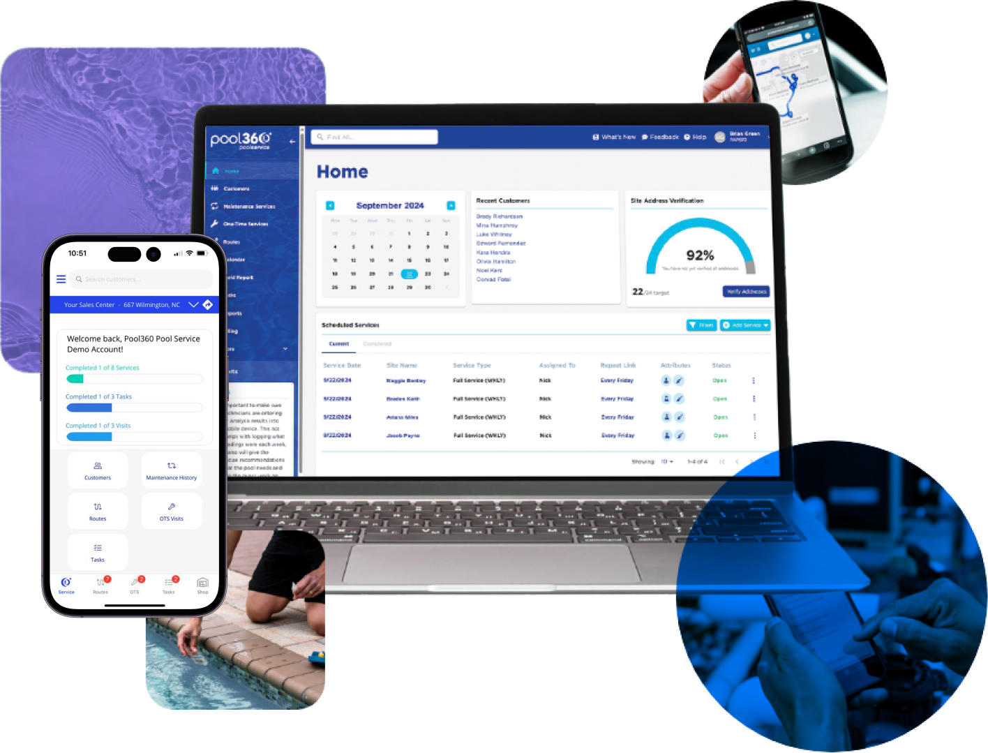 PoolService- Hero banner video - placeholder