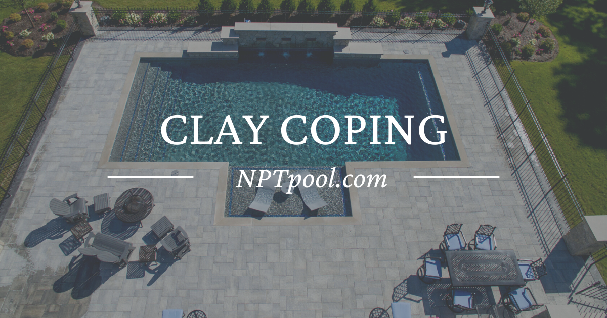 Hardscapes Clay Coping | NPT Handcrafted Stone | NPTpool.com | Nptpool.com