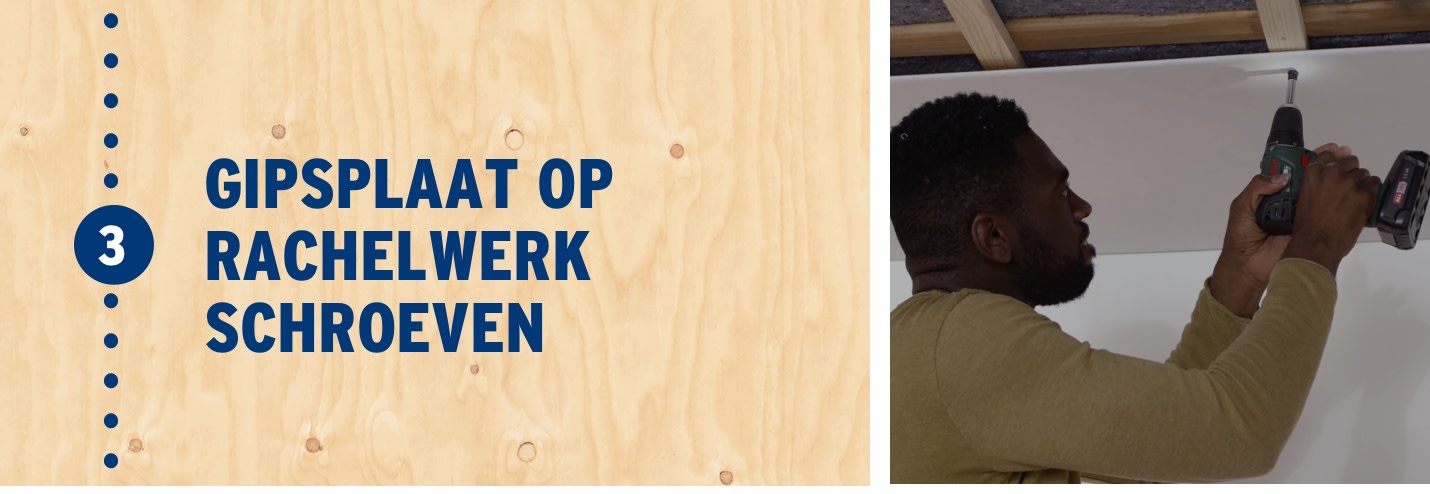 Zelf een Gyproc plafond plaatsen; stappenplan | GAMMA
