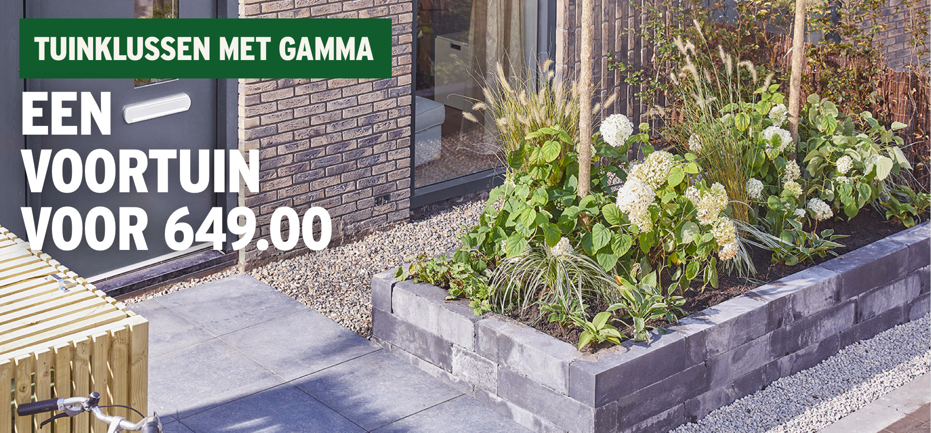 Een voortuin voor € 649.-