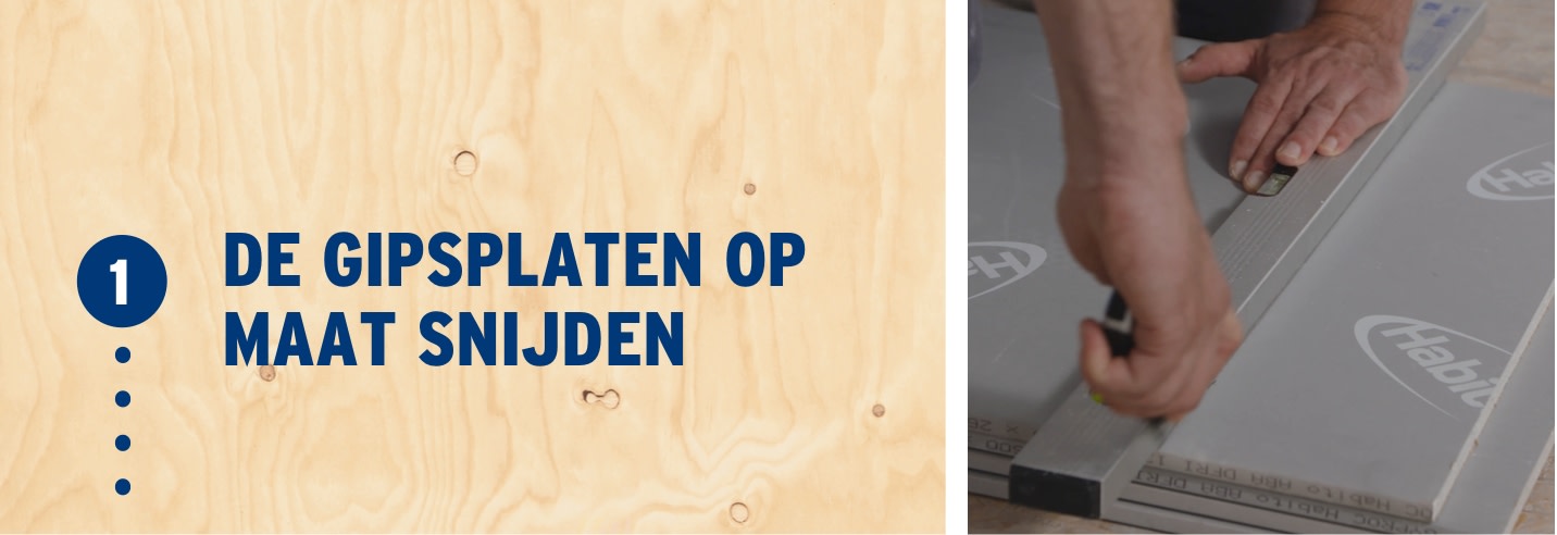 Zelf gipsplaten bevestigen