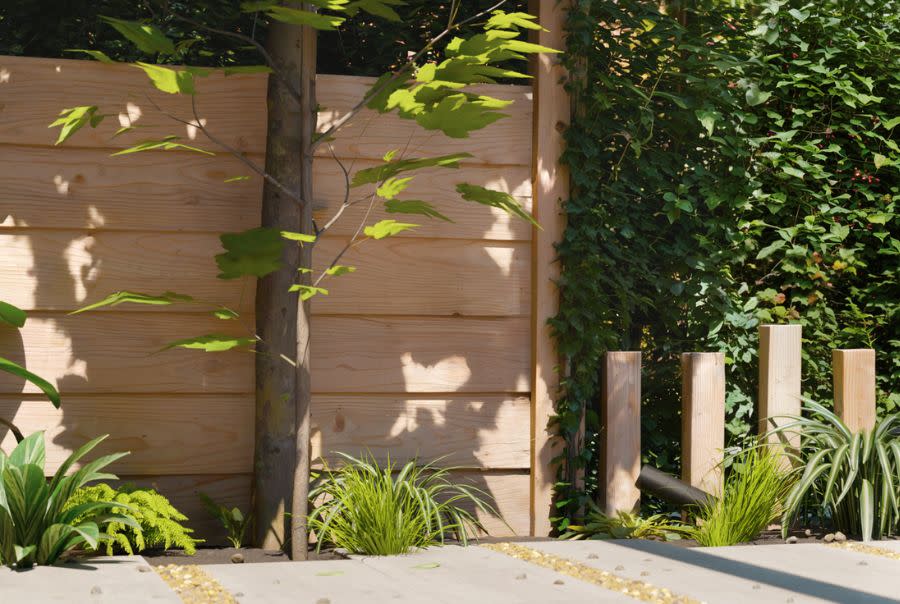 Sfeervolle voortuin met fietsenhok | GAMMA