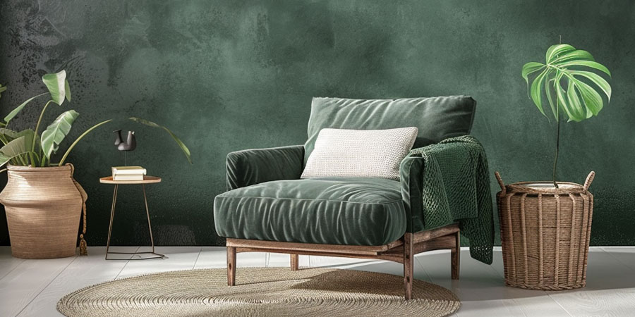 Op zoek naar een nieuwe kleur op de muur? Denk eens aan groen!