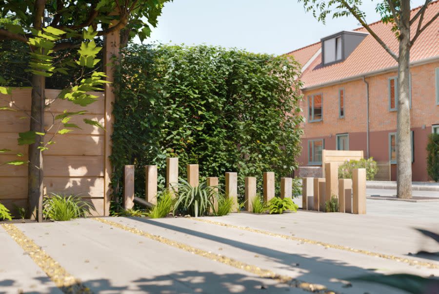 Sfeervolle voortuin met fietsenhok | GAMMA