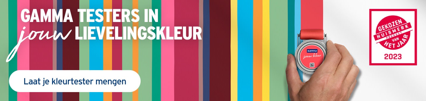 GAMMA | Kleurtesters | Lakverf én muurverf kleuren testen