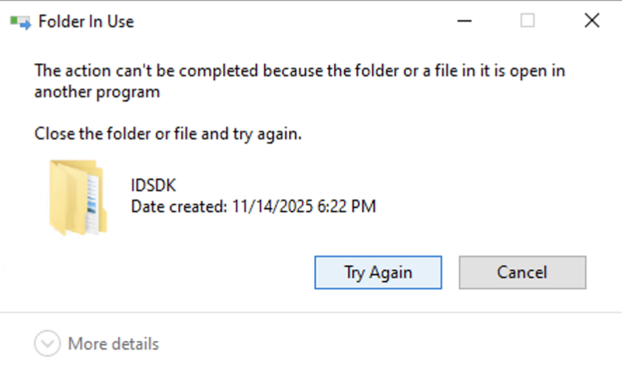 Autodesk Identity Manager crash due to incorrect folder permissions on Windows