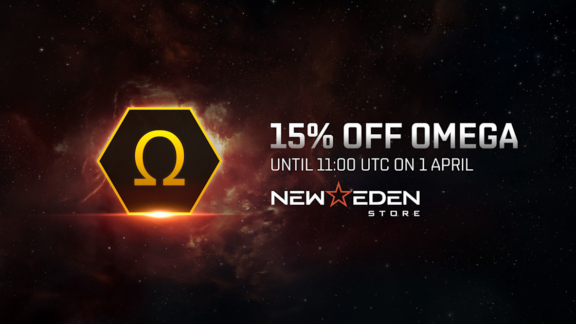 New Eden Store - 15% Off 30 Days Of Omega! | EVE Online