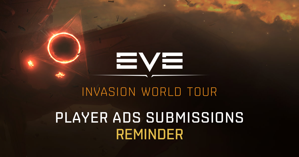 Player Ads at Invasion World Tour Live Events | EVE Online