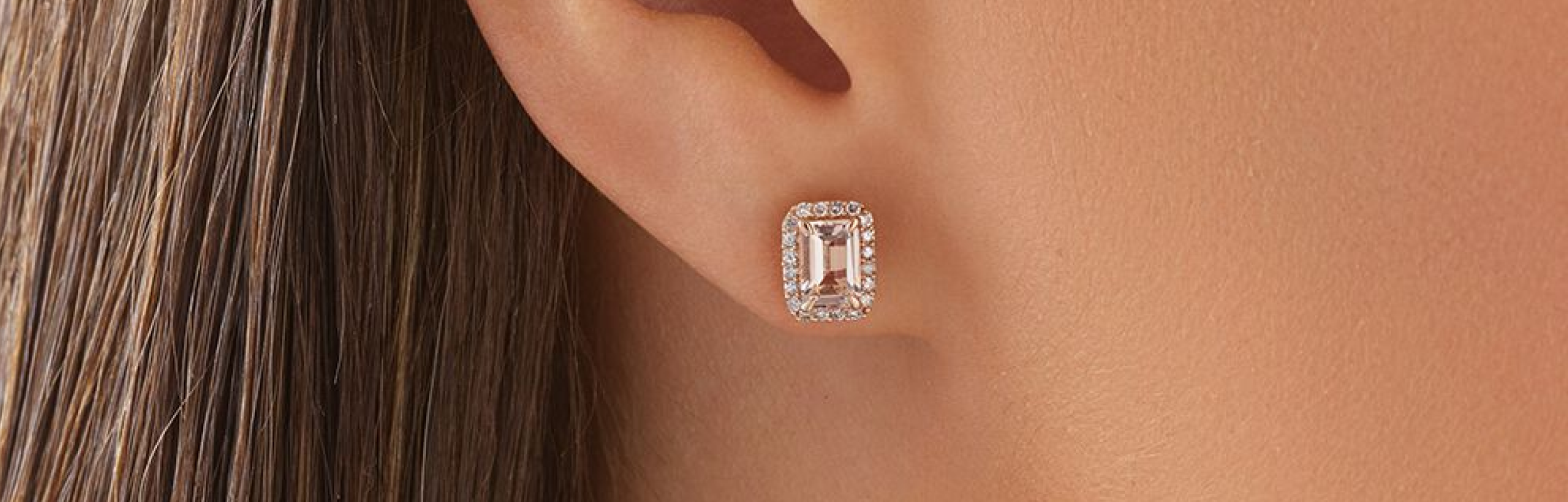 Morganite Earrings | Studs & Rose Gold at Michael Hill Australia