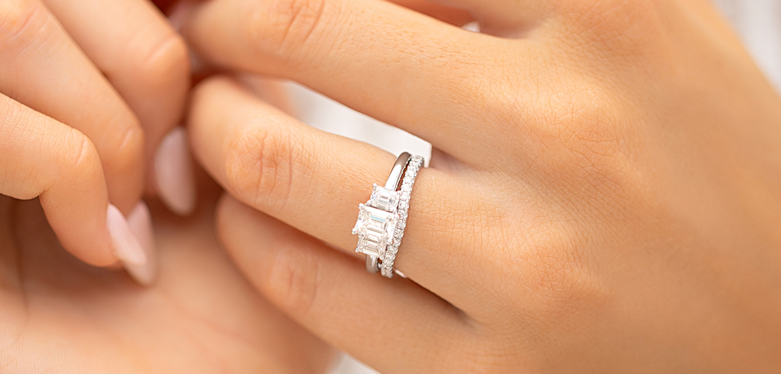 How to Style Your Engagement Ring: Three Stone