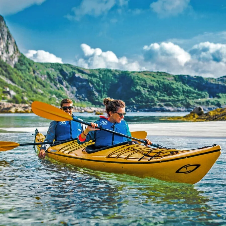 Kayaking in Lofoten - Summer | Norway Cruise Excursion | Hurtigruten APAC