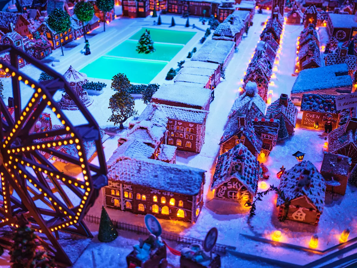 The World's Largest Gingerbread Town | Pepperkakebyen in Bergen ...