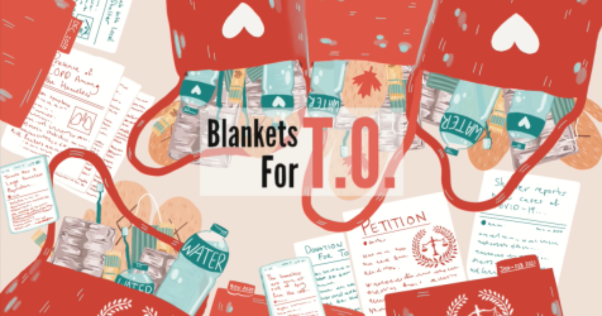 Homes First Society Donation Recap | Blankets for T.O.