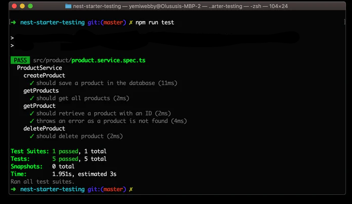 nestjs-testing-result