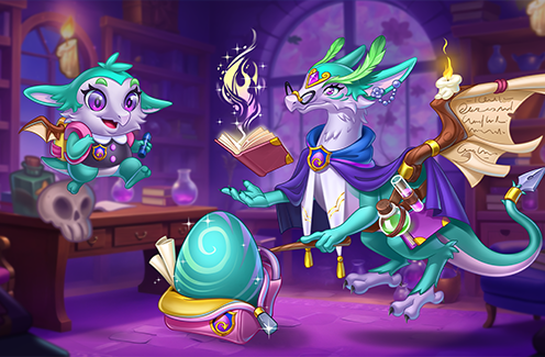 Magic School - Event Gift | Merge Dragons