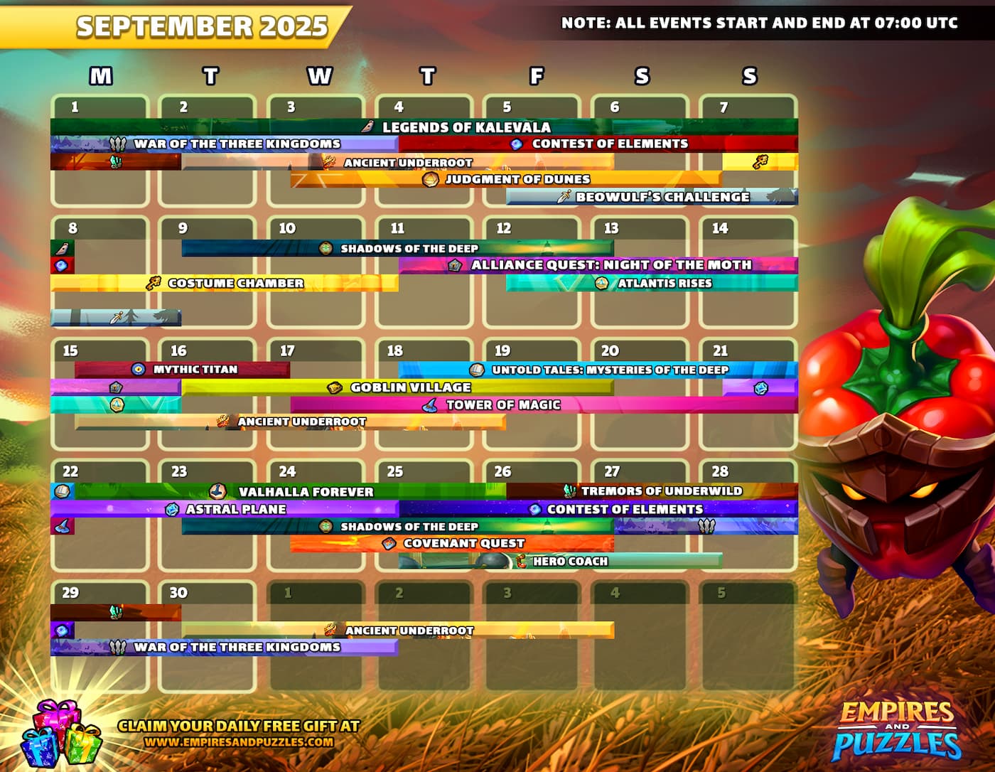 Empires and Puzzles Daily Streak | Empires & Puzzles