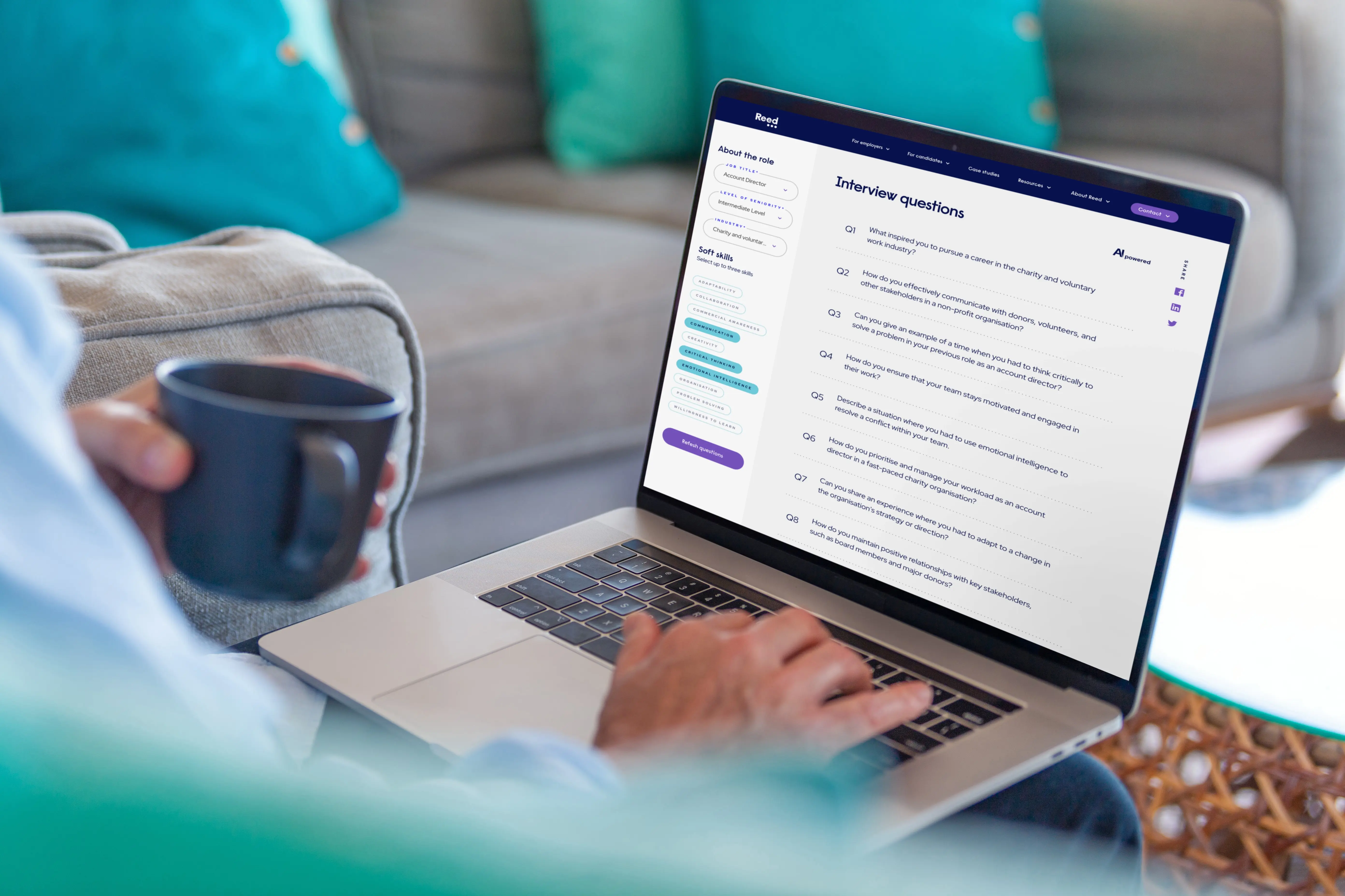 Interview Question Generator for Recruiters & HR | Reed