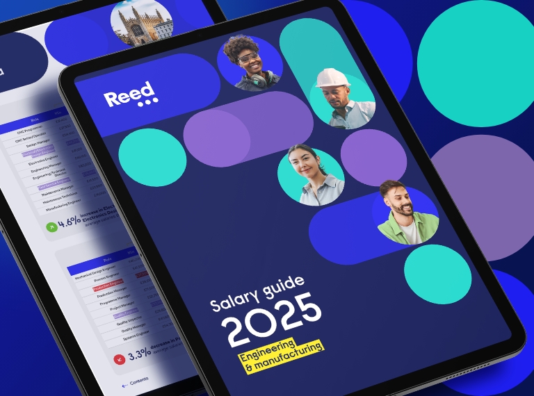 Professional engineering and manufacturing salary guide 2025 | Reed