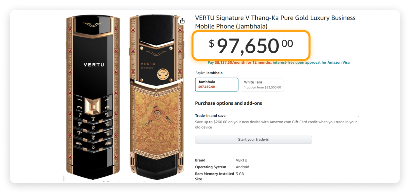 11 Most Expensive Things on Amazon