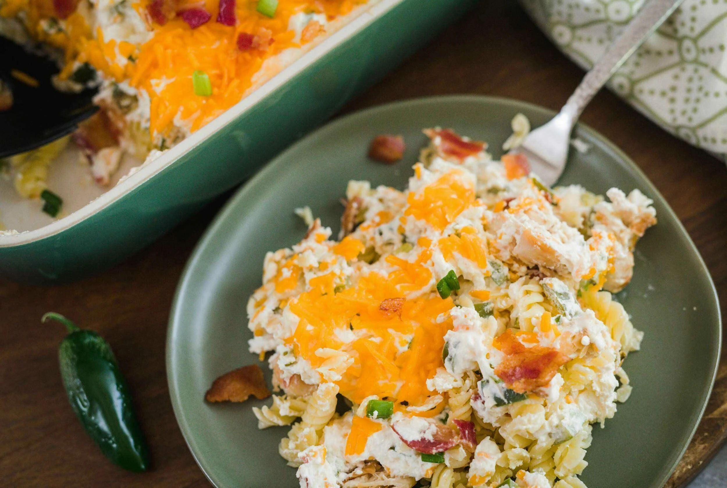 Jalapeño Popper Chicken Casserole