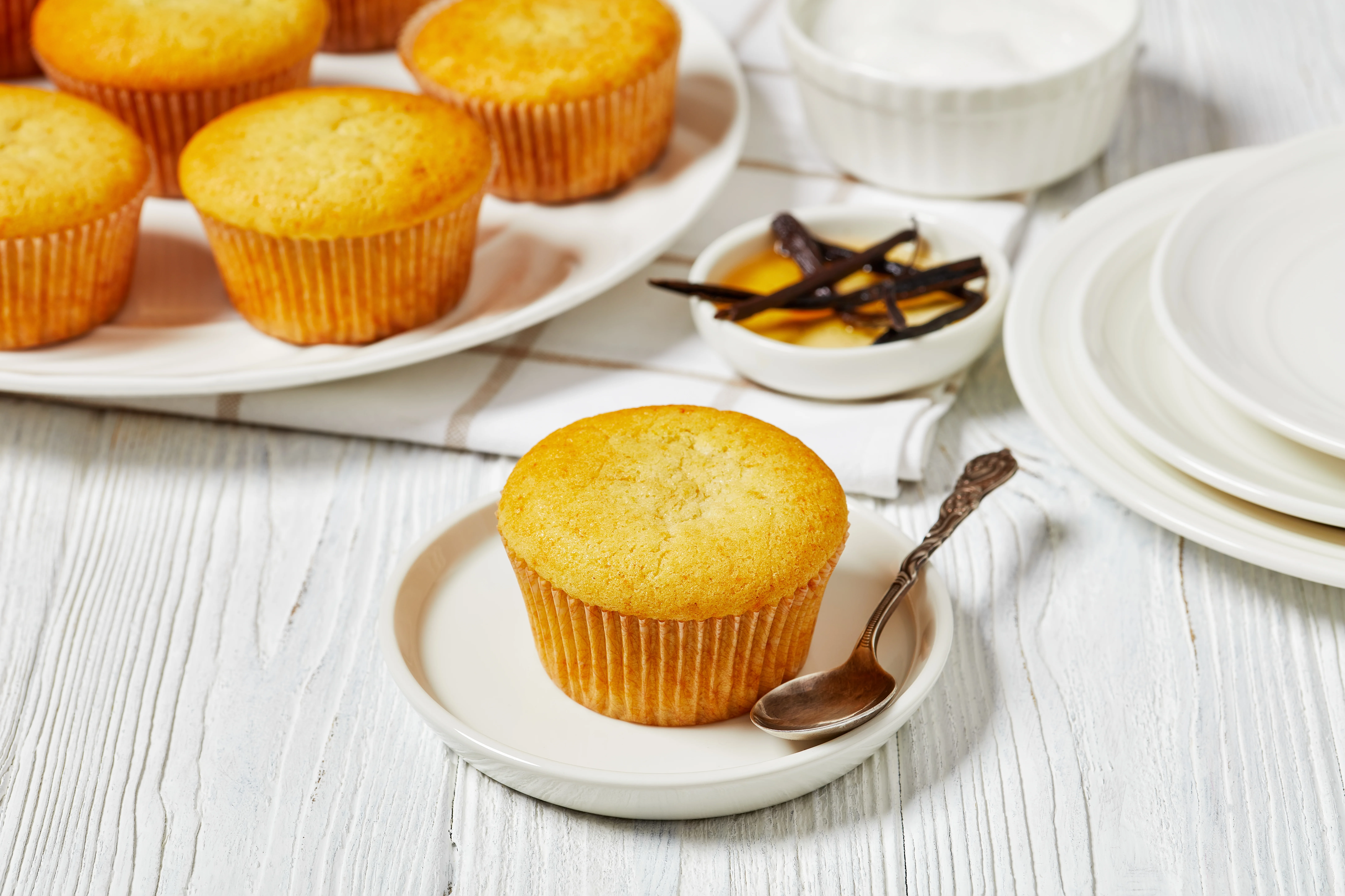 Simple Vanilla Muffins