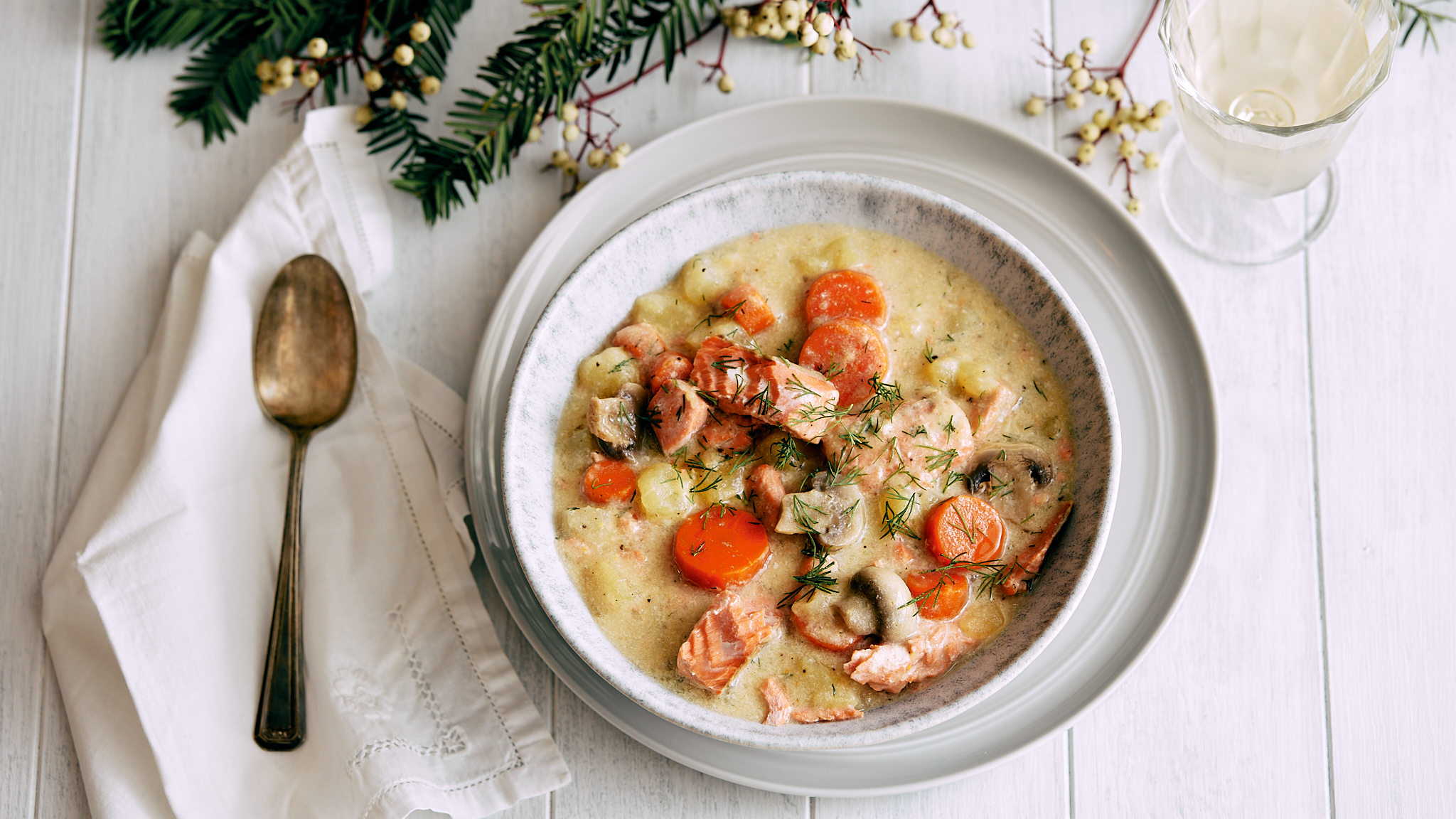 Fancy Christmas Day Soup