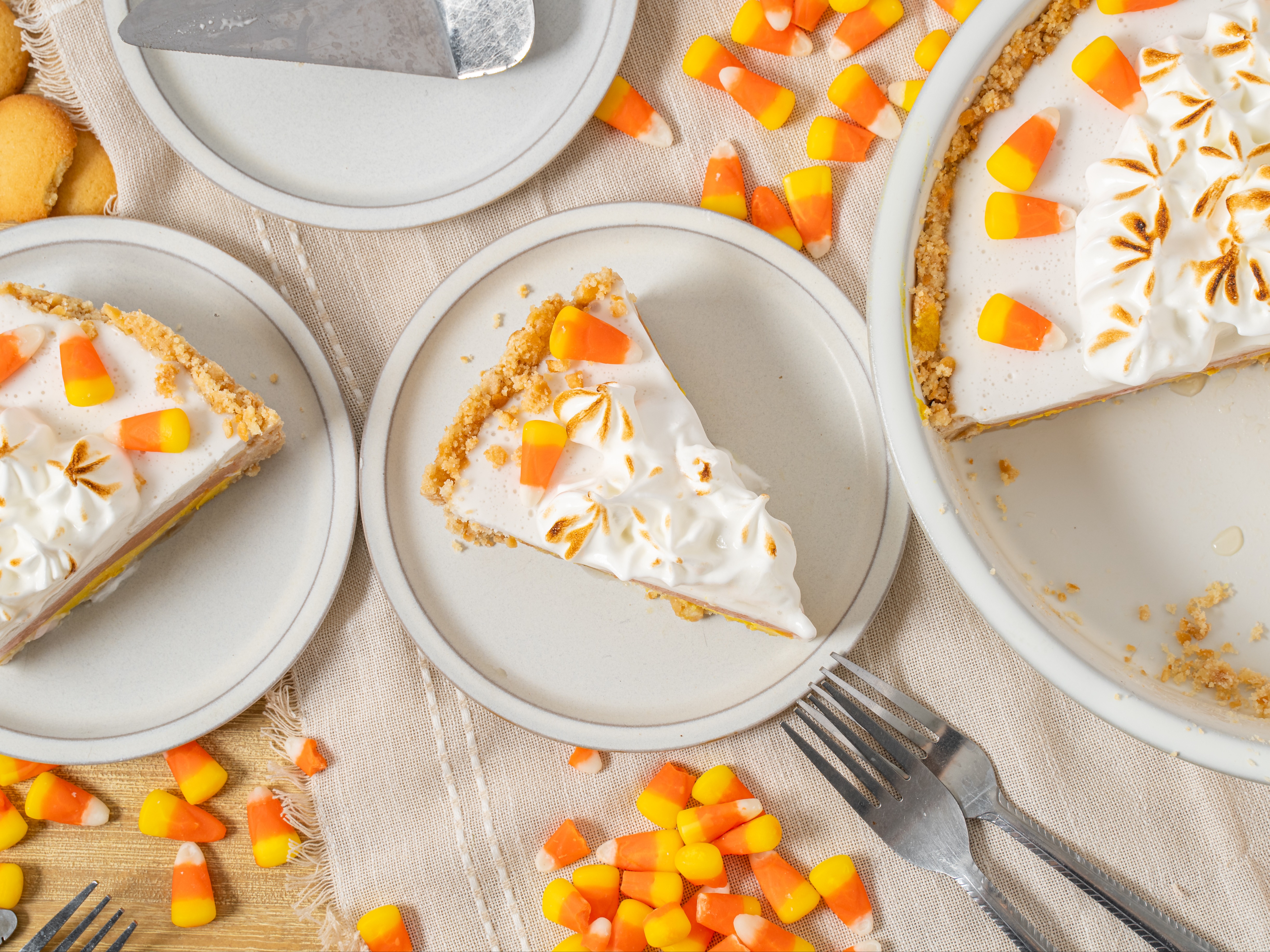 Candy Corn Pie