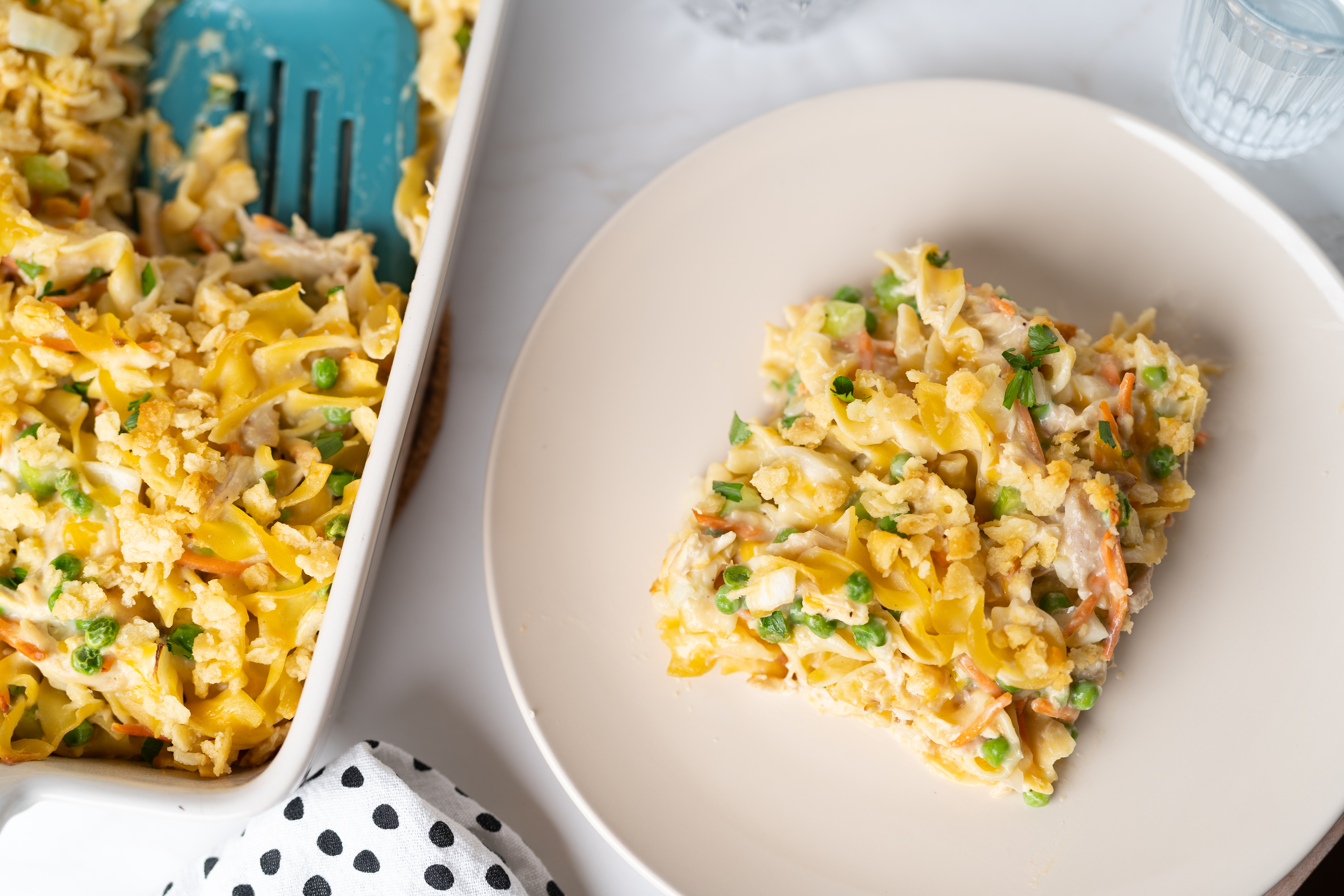 Grandma's Chicken Noodle Casserole