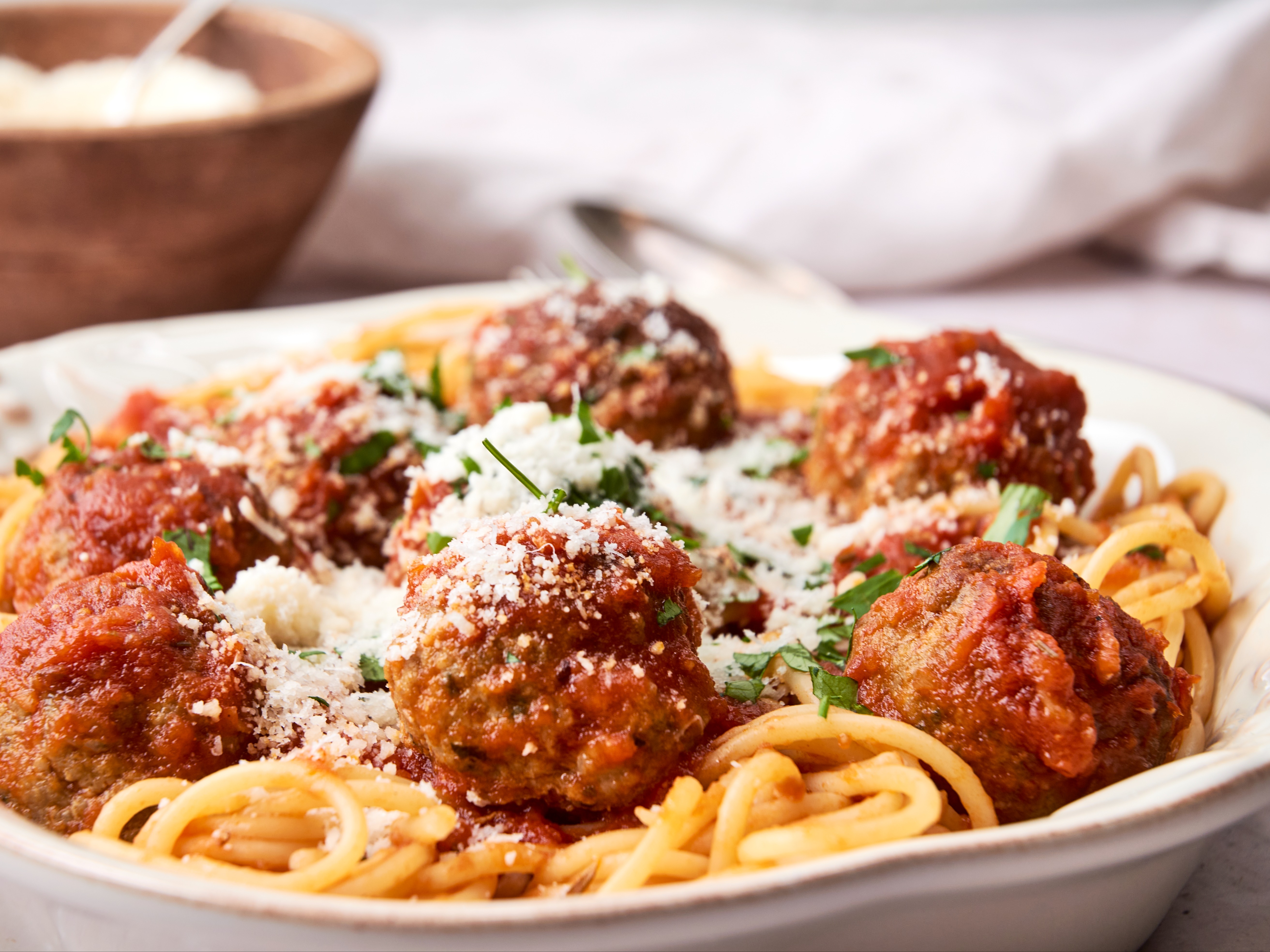 Momma's Meatball Spaghetti