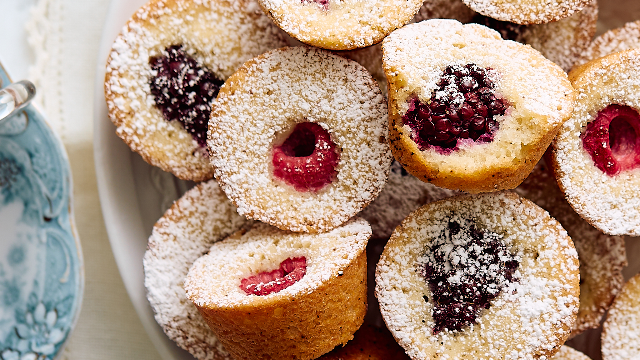 Brown Butter Berry Tea Cakes