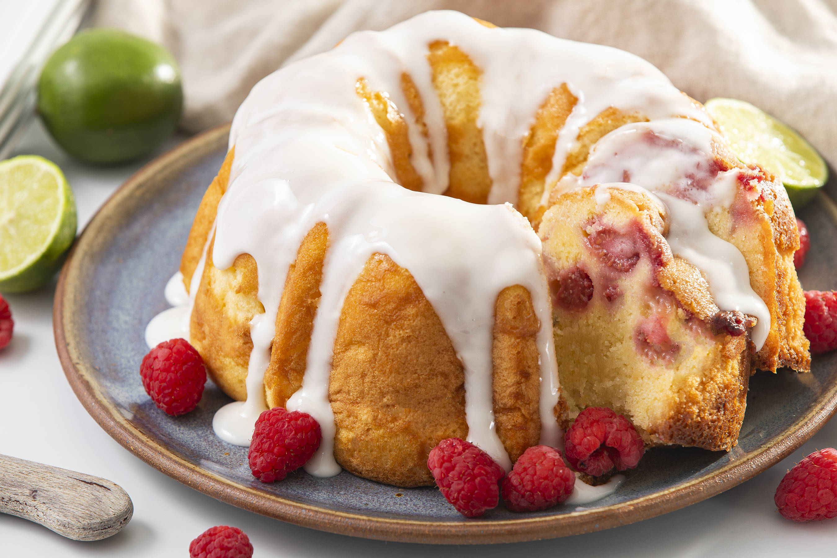 Raspberry Surprise Cake