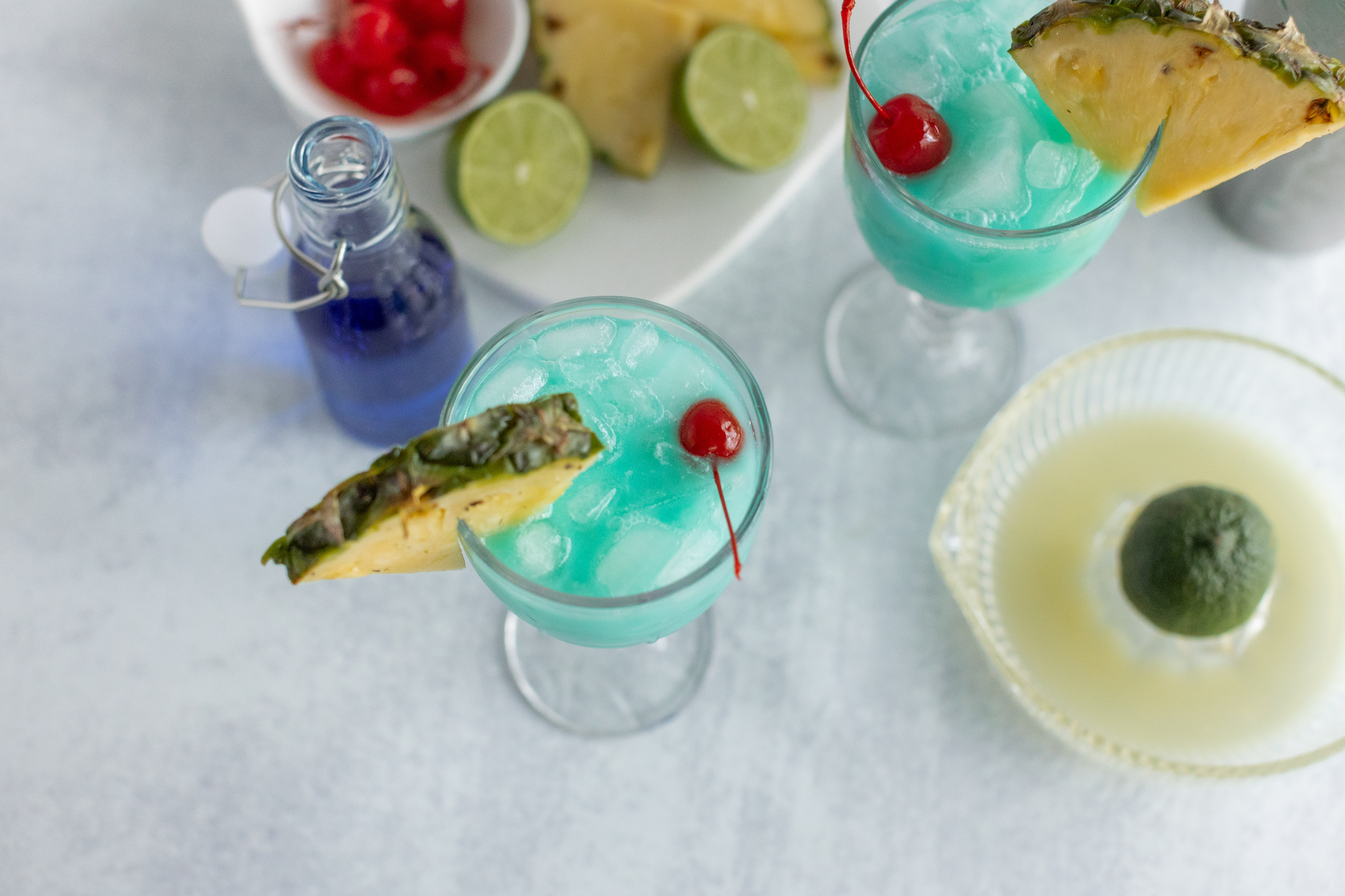 Blue Hawaiian Mocktail