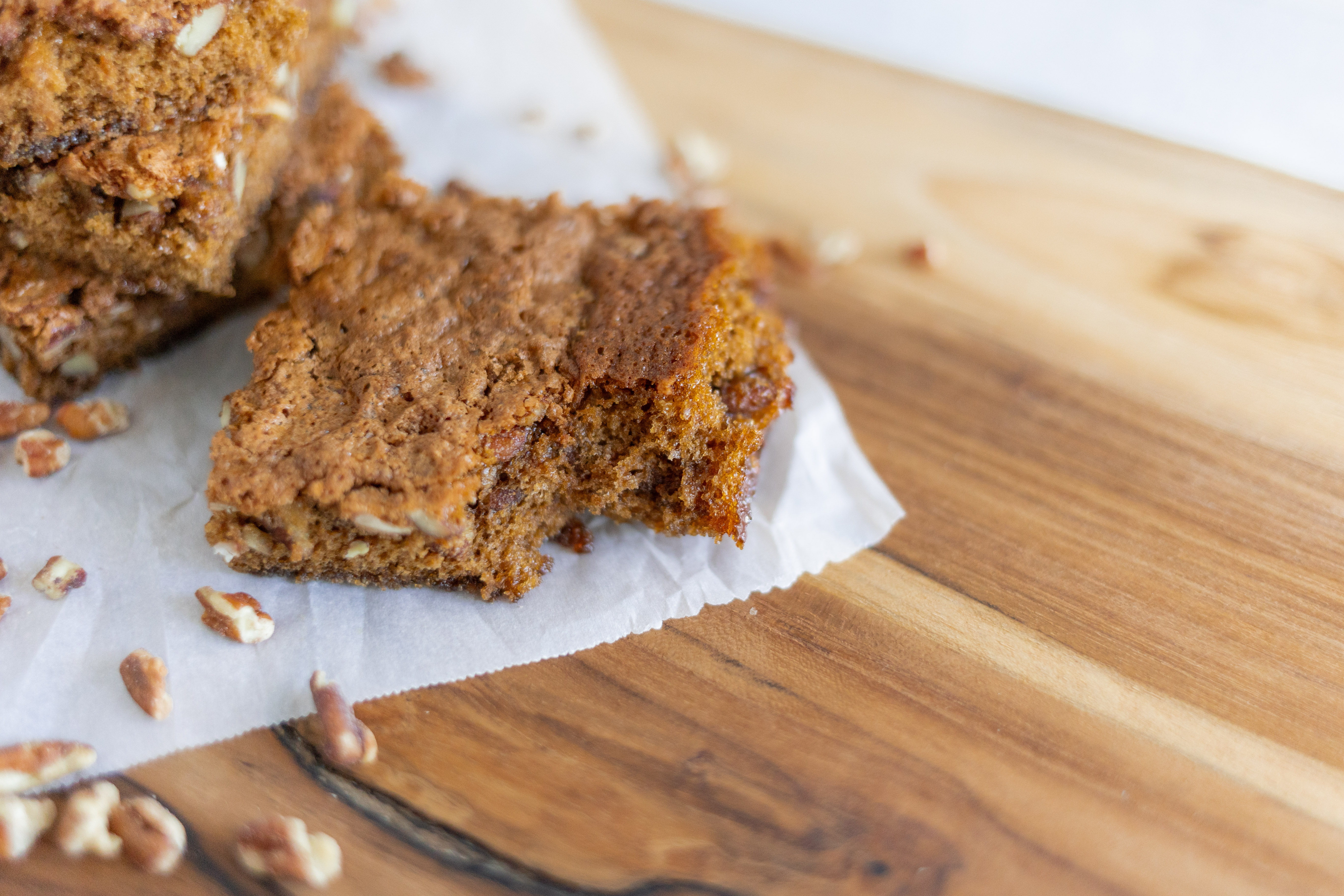 Chewy Pecan Pie Bars
