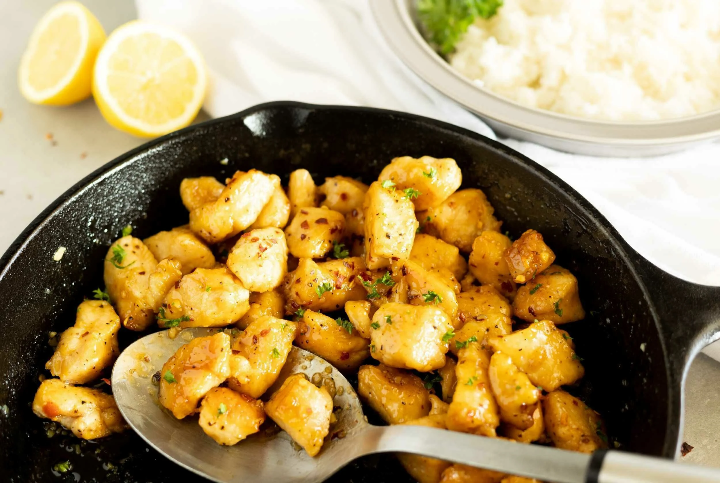 Honey Garlic Chicken Bites