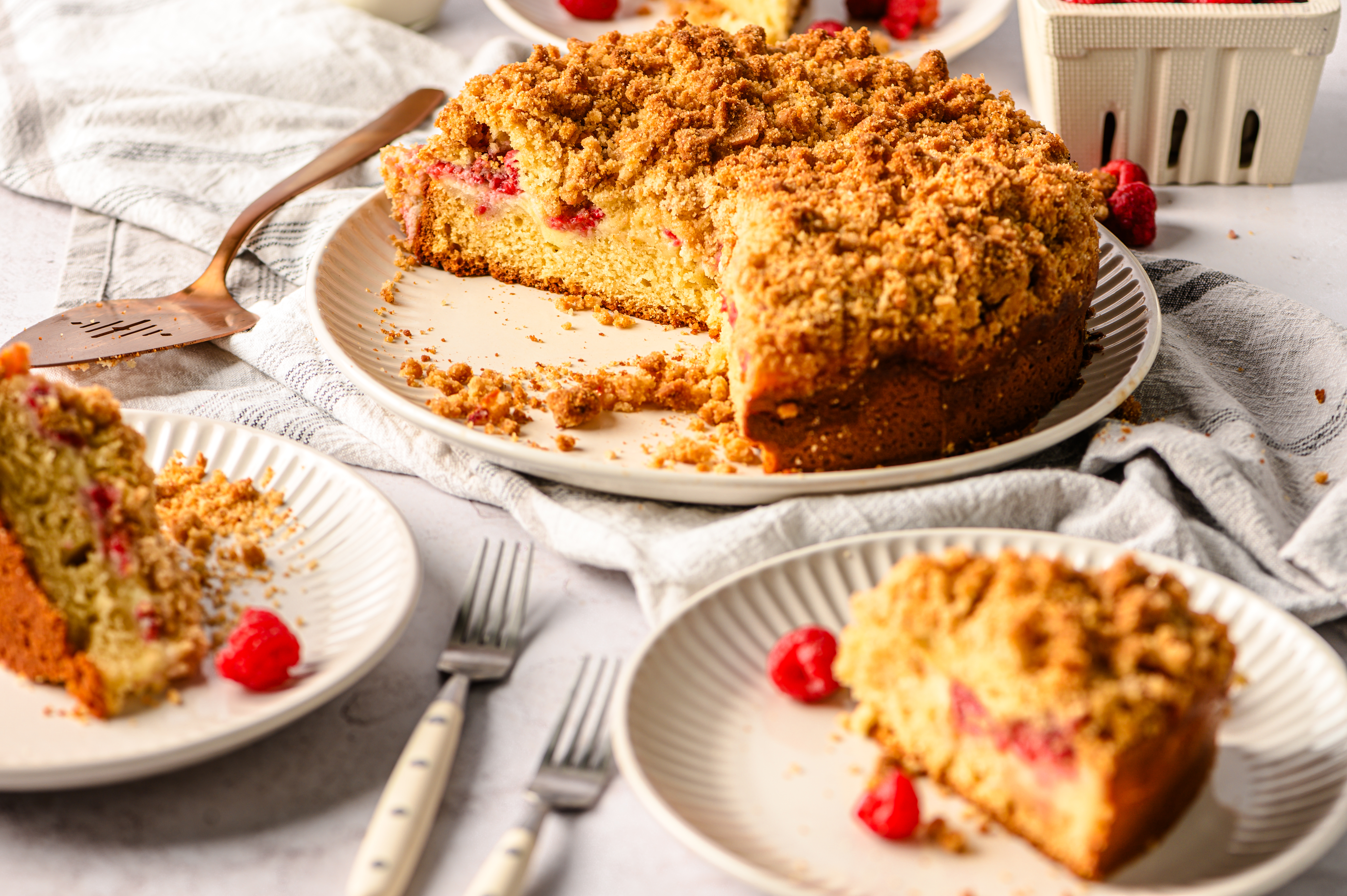 Raspberry Dream Coffee Cake