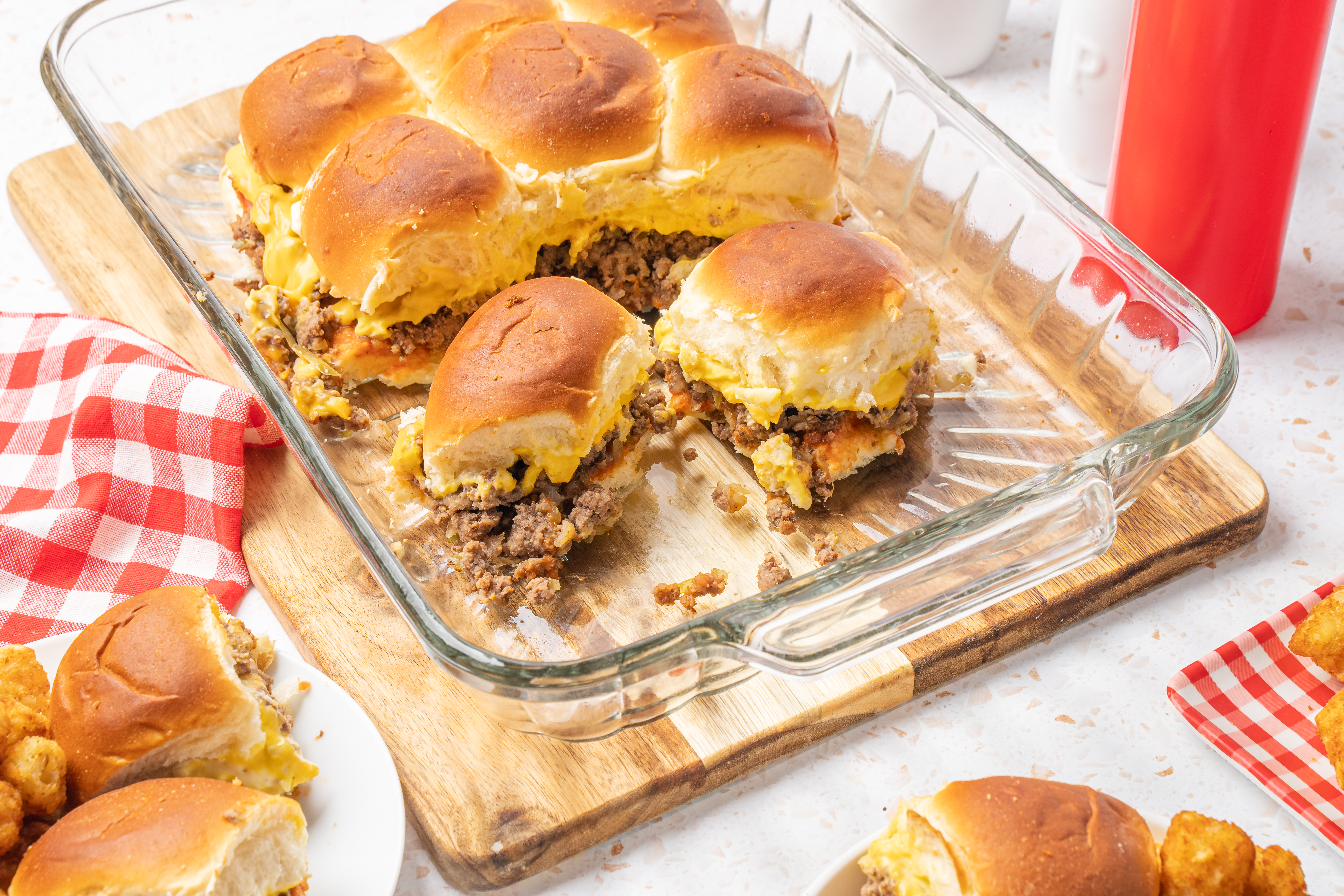 Dad's Chopped Cheeseburgers