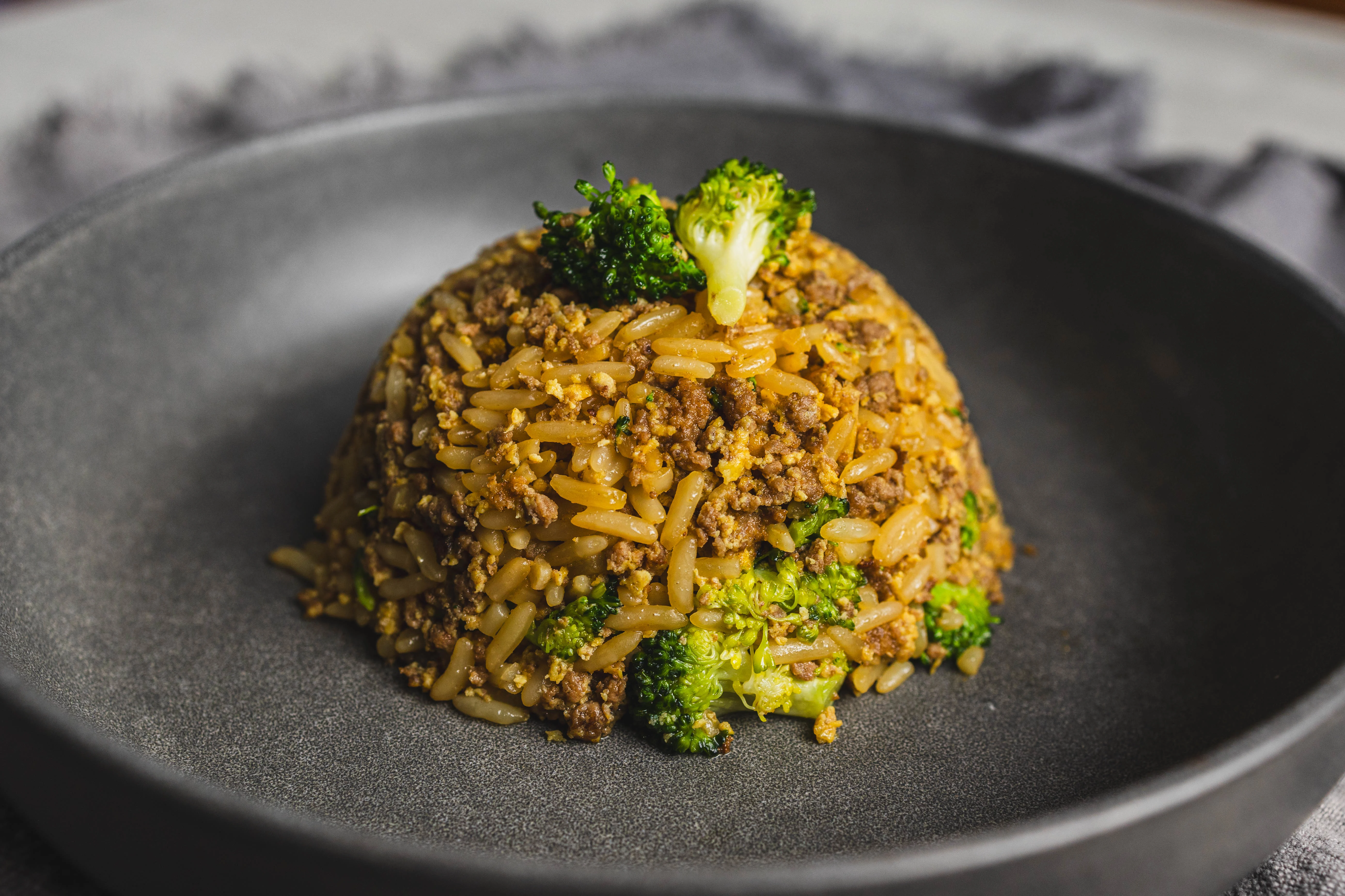 Easy Beefy Broccoli Fried Rice